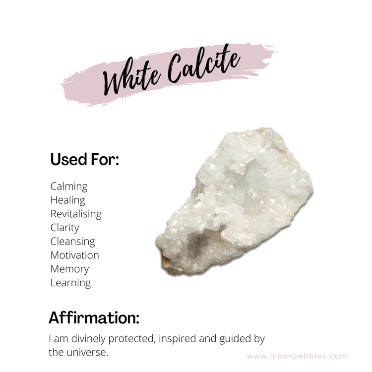 Healing Properties of White Calcite – Moon Pebbles
