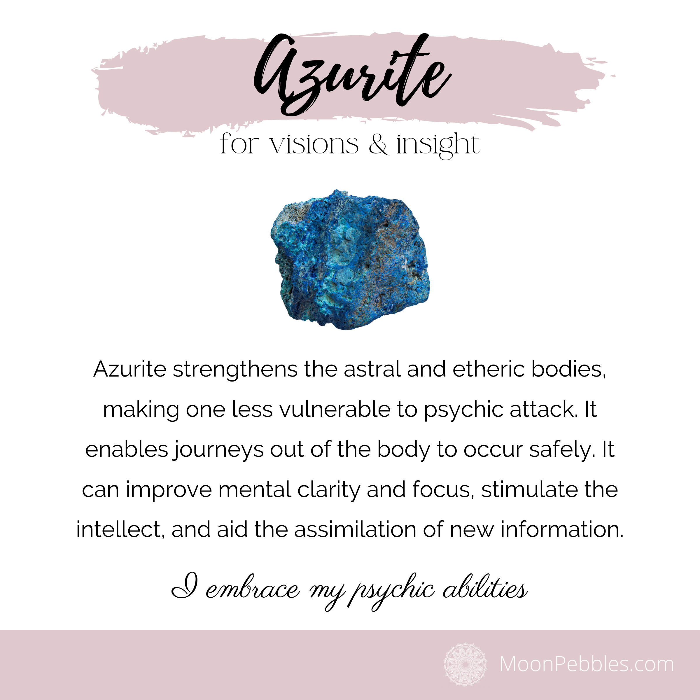 Azurite – Moon Pebbles
