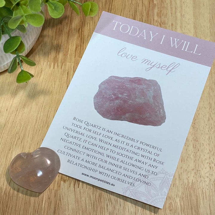 Rose Quartz – Moon Pebbles